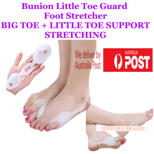 Bunion Little Toe Guard Foot Stretcher Big Toe+Little Toe Support ...