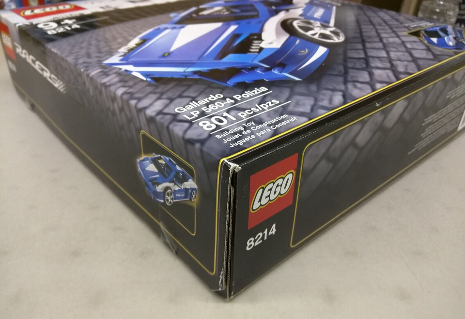 LEGO Racers 8214 Lamborghini Gallardo LP 560-4 Polizia NEW RARE Police ...