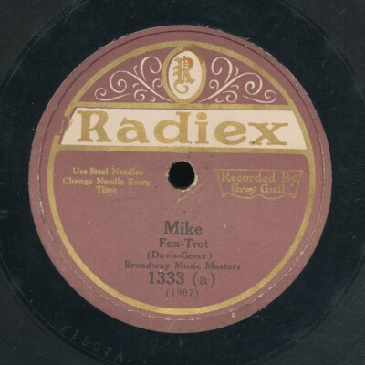 78tk-dance-RADIEX 1333-Broadway Music Masters/Int.DO-(Mike /Lady Lou ...