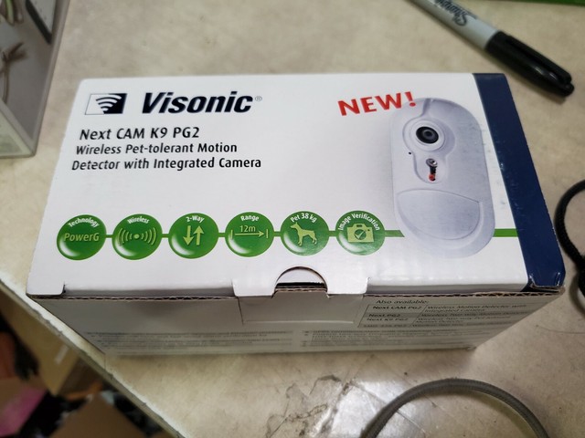 Visonic PIR Motion Detector With Integrated Camera Next Cam K9-85 Pg2 ...