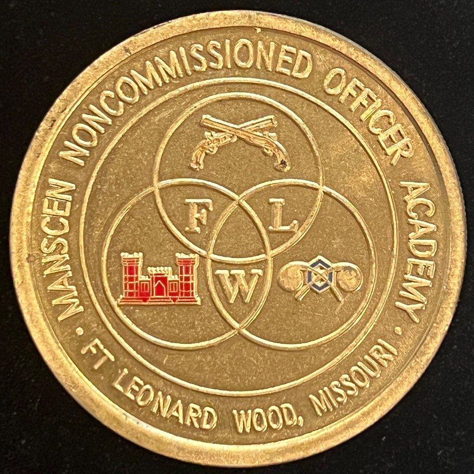 Military Police NCO Academy ANCOC Vintage Challenge Coin | eBay