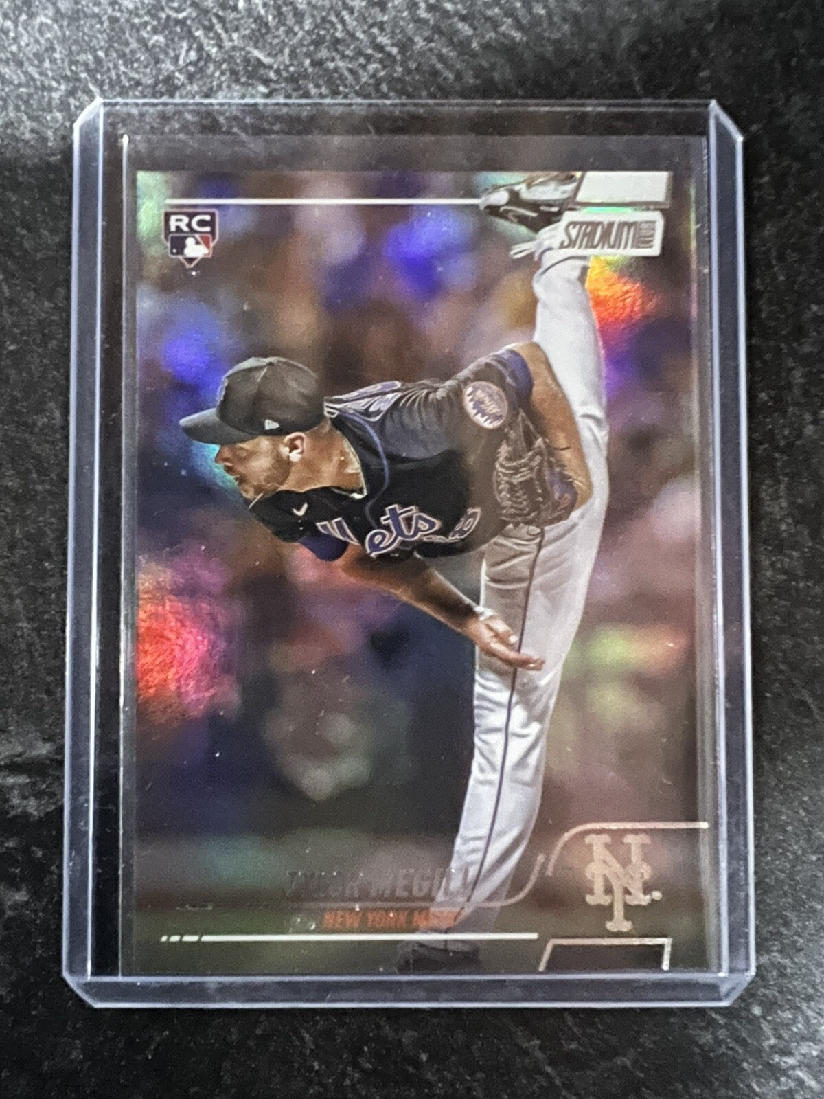 2022 Topps Stadium Club Tyler Megill RC Rookie 11/25 Rainbow Foil New ...