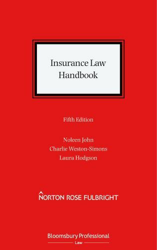 Insurance Law Handbook, Hardcover by John, Noleen; Weston-simons ...