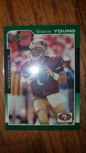 2000 And 2007 Score Football Steve Young Rookie Quentin Moses mint to ...