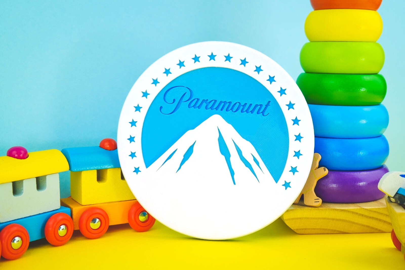 Paramount Network Logo 3D Printed Kids Toy Pretend Play 20th Century ...