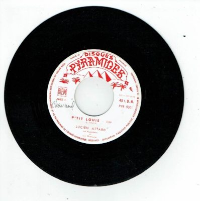 Lucien ATTARD Fisarmonica Orchestra Disco 45 Giri P'TIT LOUIS ...