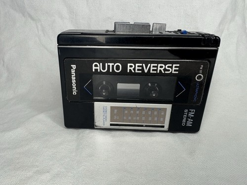 Vintage Panasonic AM/FM Cassette Walkman Radio RX-SA66 Auto Reverse ...
