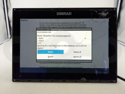 SIMRAD GO12 XSE CHARTPLOTTER FISHFINDER BOAT SONAR RADAR GPS HEAD UNIT ...