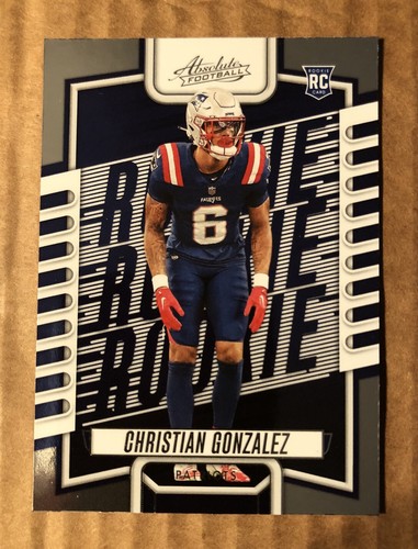2023 Panini Absolute Christian Gonzalez RC #153 New England Patriots | eBay