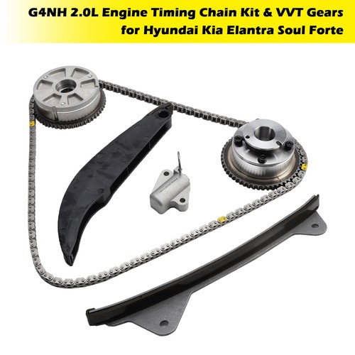 G4NH 2.0L Engine Timing Chain Kit & VVT Gears for Hyundai Kia Elantra ...
