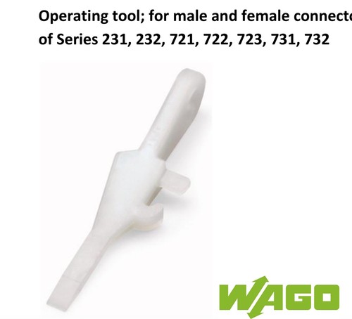 WAGO 231-159 OPERATING TOOL Insertion Tool, 231, 232, 721, 722, 723 ...