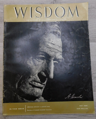 Wisdom Magazine Of Knowledge For America May 1956 Vol 1 No 5 Abraham ...