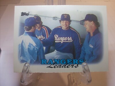 1988 Topps Collector's Tiffany #201 - Texas Rangers Leaders TL (13433 ...