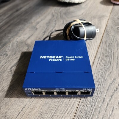 NETGEAR ProSAFE Gigabit Switch GS105 5 Port External Ethernet Switch | eBay