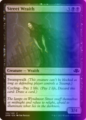 MTG Magic the Gathering Street Wraith (102/481) Dominaria Remastered NM ...