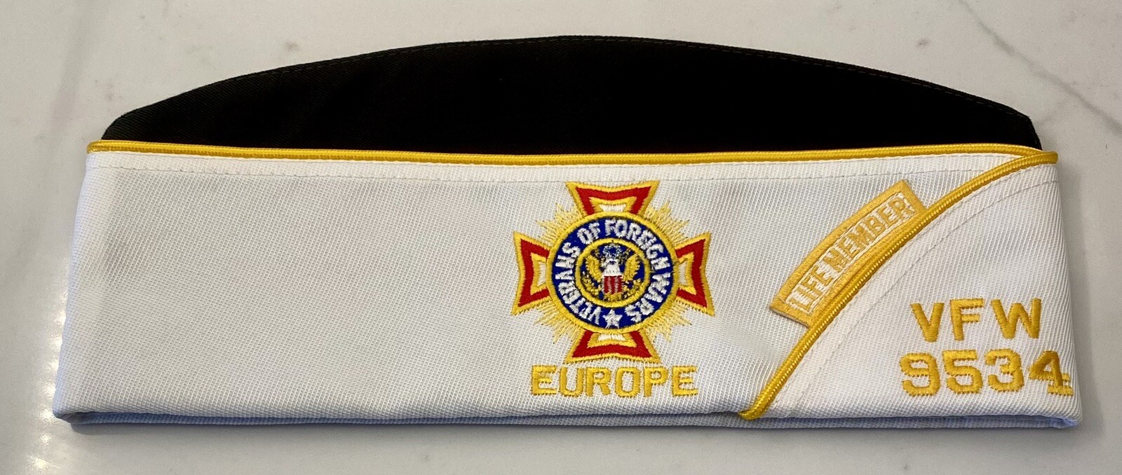VFW VETERANS FOREIGN WAR HAT EUROPE 9534 LIFE MEMBER 2000-2001 POST ...