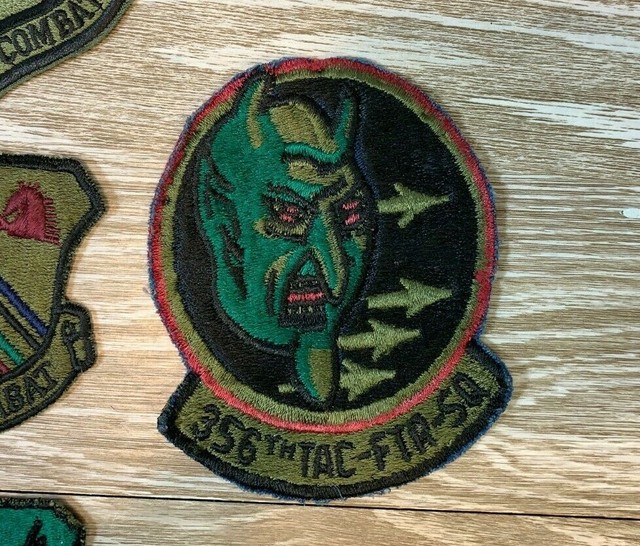 VINTAGE LOT VIETNAM USAF 356th TACTICAL FIGHTER SQUADRON PATCH PATCHES ...