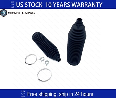 Rack & Pinion Inner Tie Rod Steering Bellow Boot Pair for Chevy GMC ...
