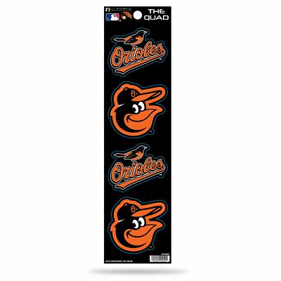 Baltimore Orioles Decal The Quad Die-Cut 4 Piece Auto Stickers Set | eBay