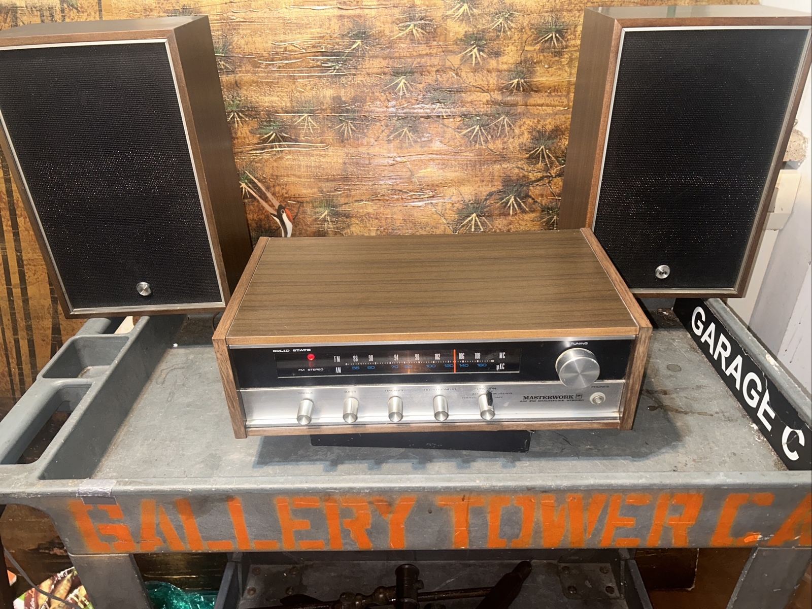 Vintage Masterwork M-4800 AM/FM Multiplex Stereo Receiver with original Speakers | eBay