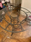 Round Glass Dining Table Set of 5 | eBay
