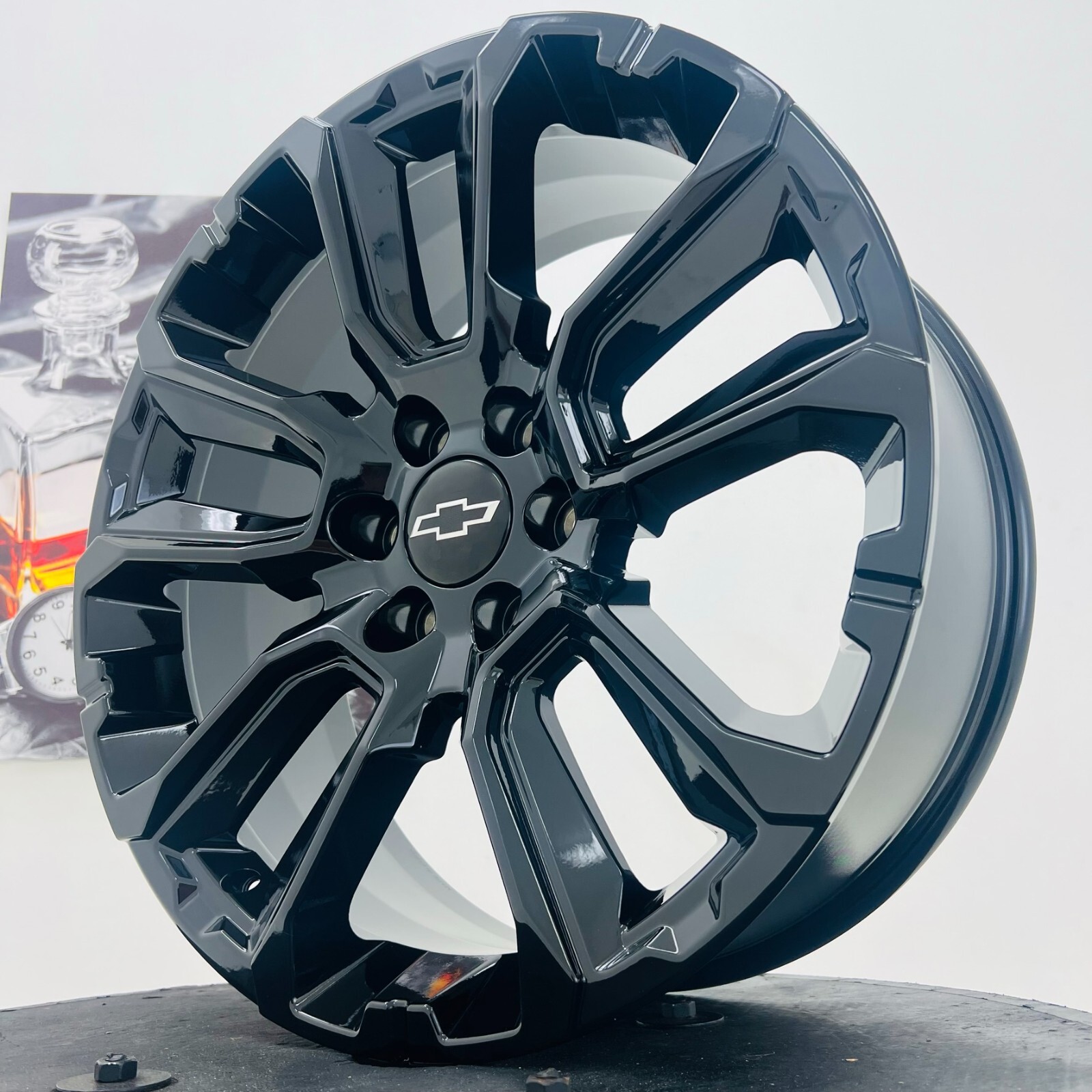 22" 2024 Chevy Tahoe Silverado Suburban Wheels Rims GMC Sierra Yukon ...