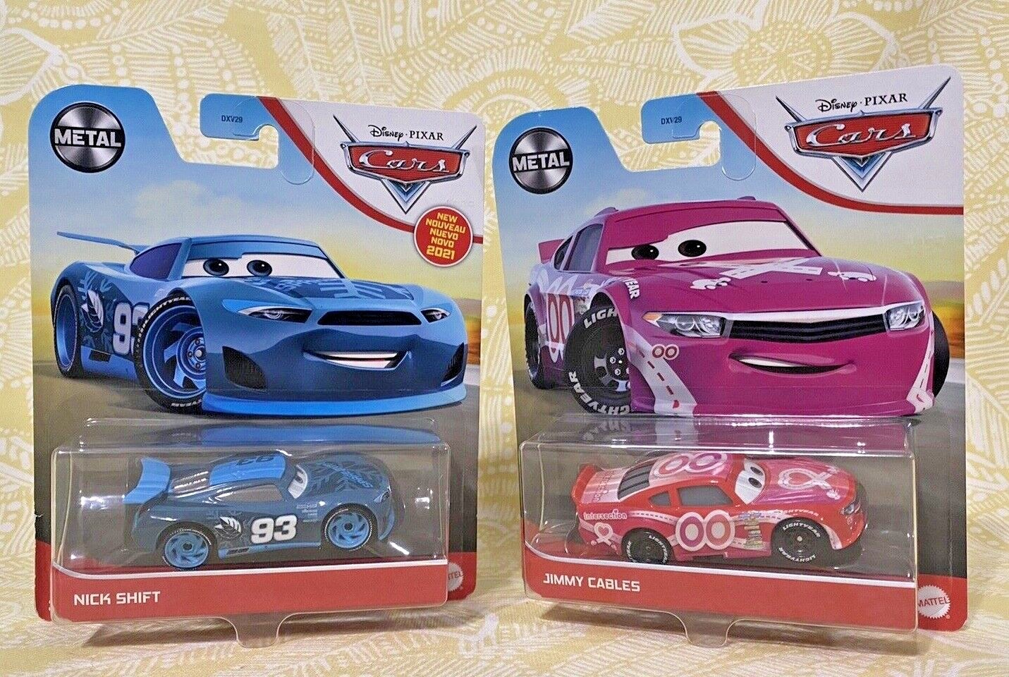 NEW Disney Pixar Cars NICK SHIFT Next Gen Piston Cup Racers SPAREMINT