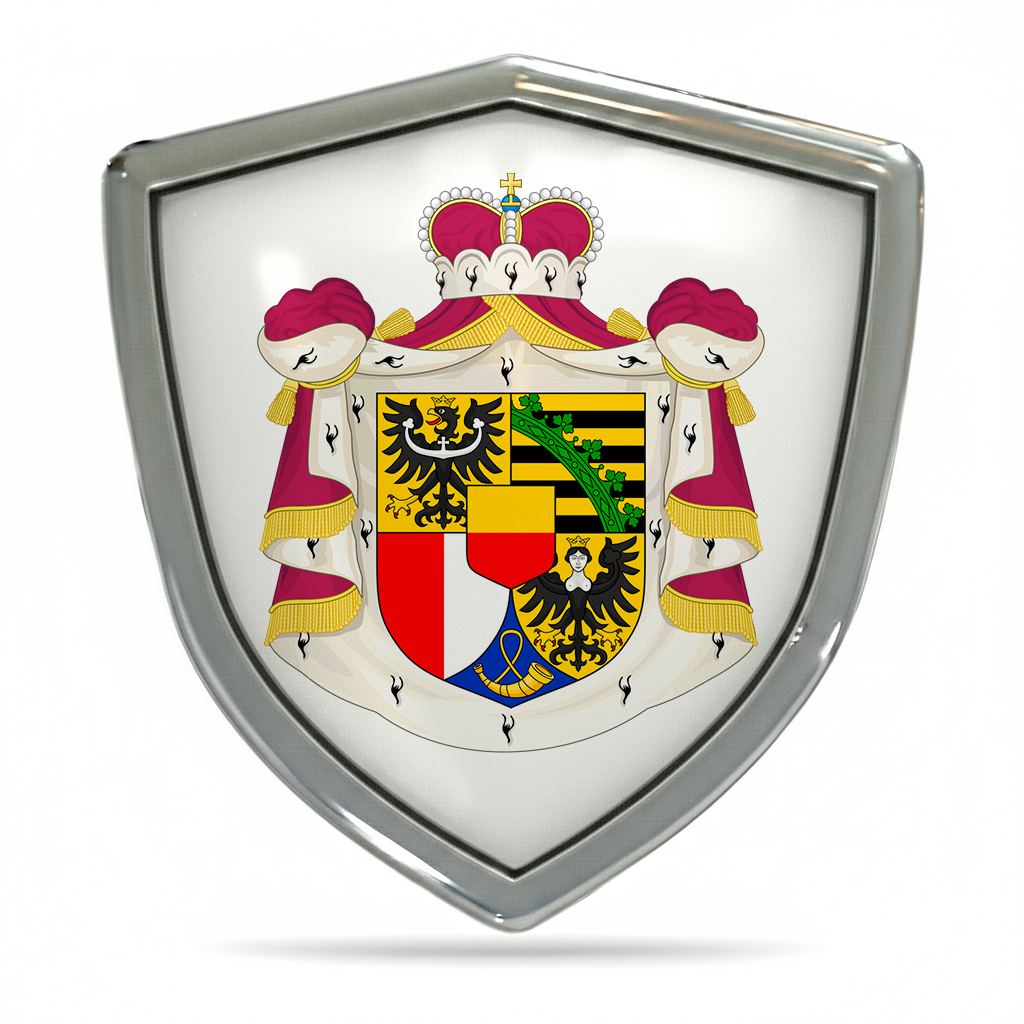 Liechtenstein Coat of Arms Sticker 3D Resin Doming Flag Emblem | eBay UK