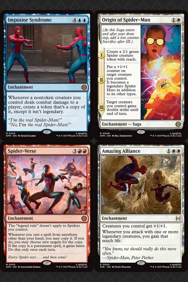Cosmic Spider-Man Commander Deck Spiders Hero Magic MTG Magic EDH Ready ...