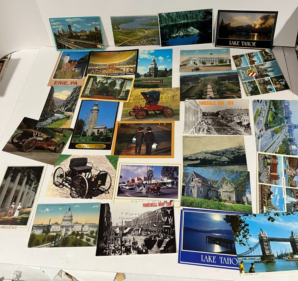 Vintage Postcards from around United States Lot of 130 Ohio | eBay