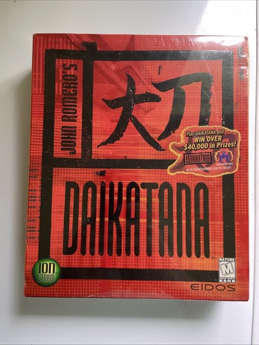 New Windows PC - CD Rom - Daikatana (Big Box, Factory Sealed) Extras ...