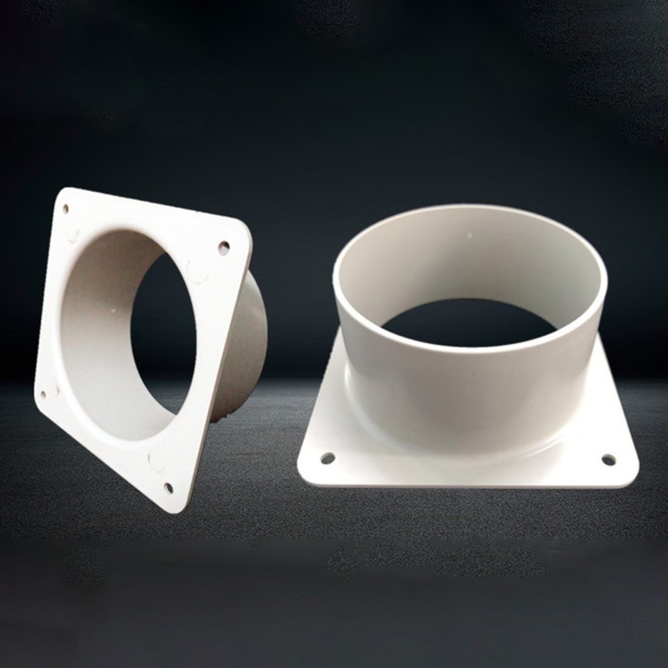5.9 Inch Air Vent Duct Connector Flange Straight Plastic Ventilation ...