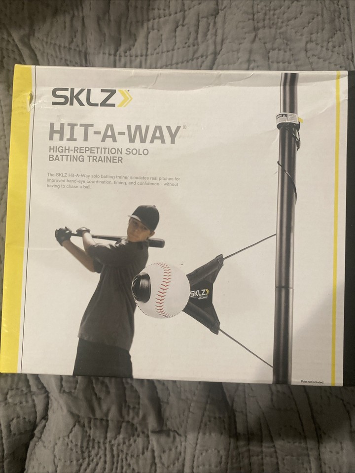 SKLZ Hit-A-Way Baseball Swing Trainer High Rep Solo Trainer Batting ...