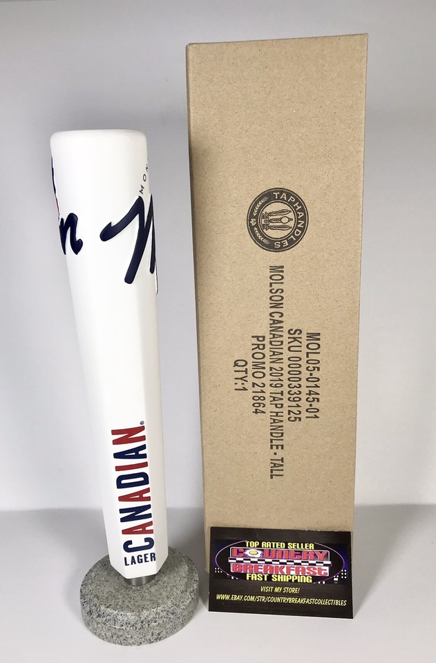 Molson Canadian Lager Maple Leaf Beer Tap Handle 10.5” Tall - Brand New ...