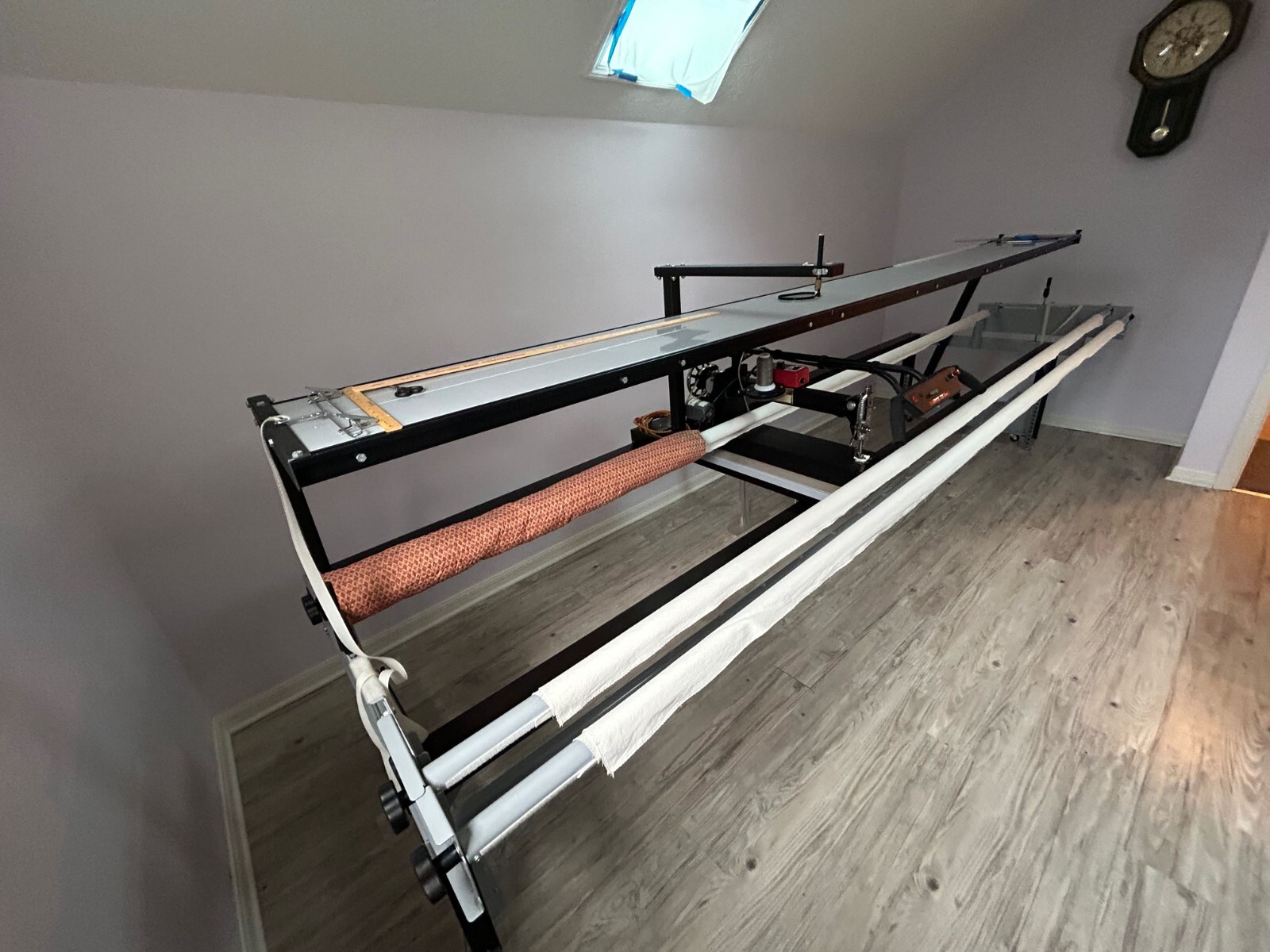 12’ quilting machine – Magic by NewJoy frame with Homesteader 19 ...