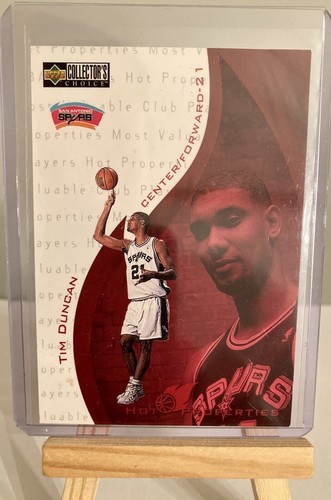 1997-98 Upper Deck Collector's Choice TIM DUNCAN Rookie Card RC SP | eBay