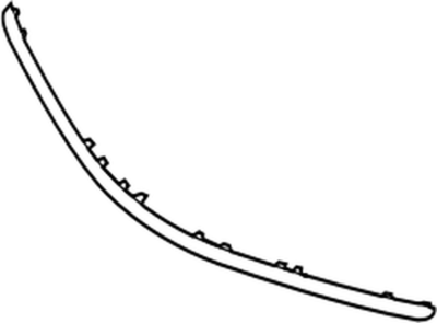 53122-12180 Toyota Moulding, radiator grille, lower 5312212180, New ...