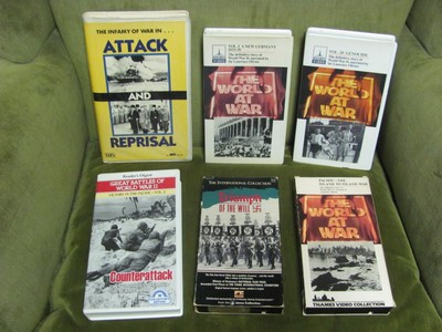 Lot of 6 vhs Documentary - World War II WW2 | eBay