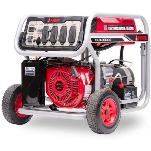 9,000 Watt Portable Gasoline Powered Generator w/ Electric Start ...