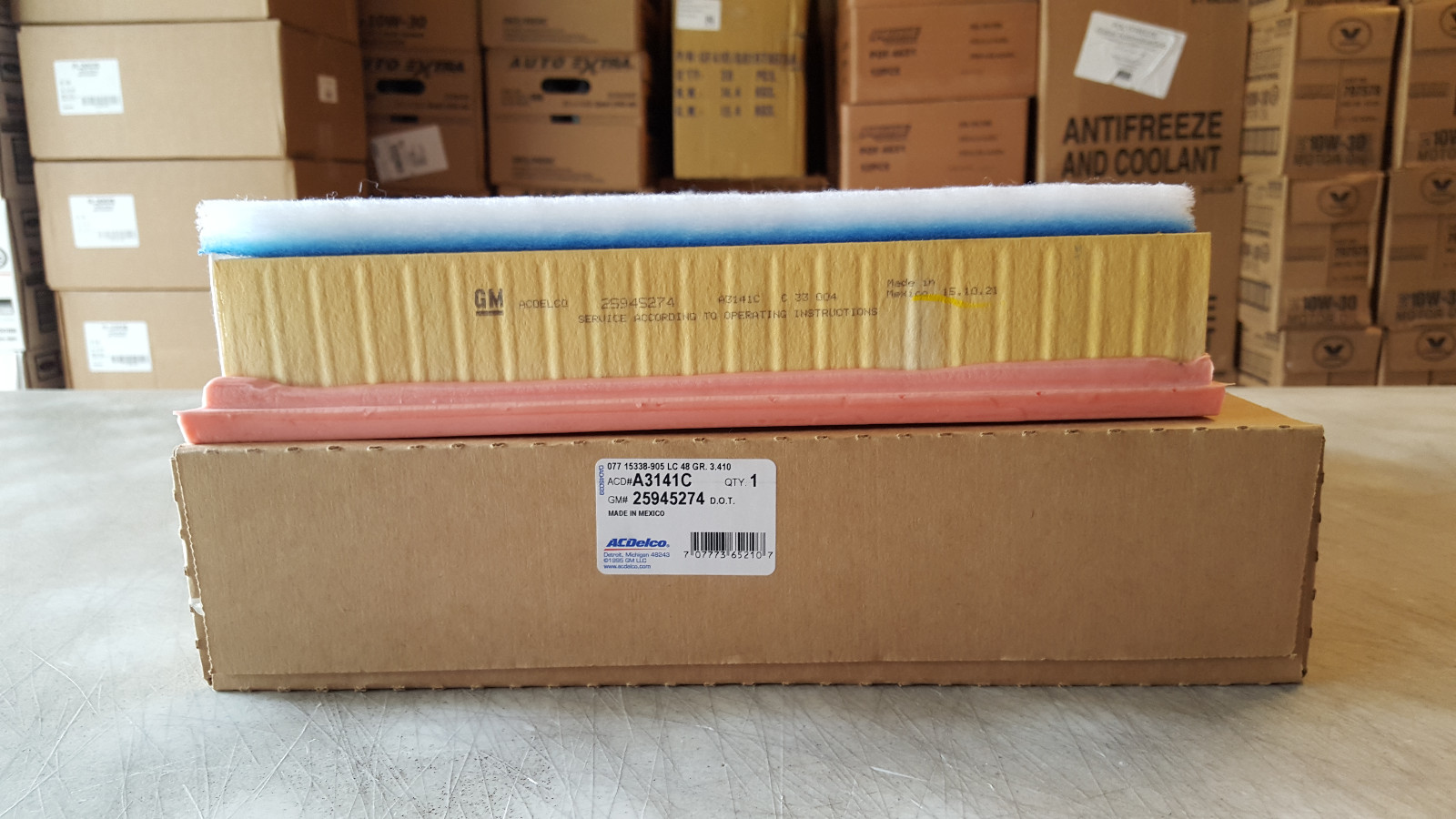 AC-DELCO A3141C - Air filter cross reference