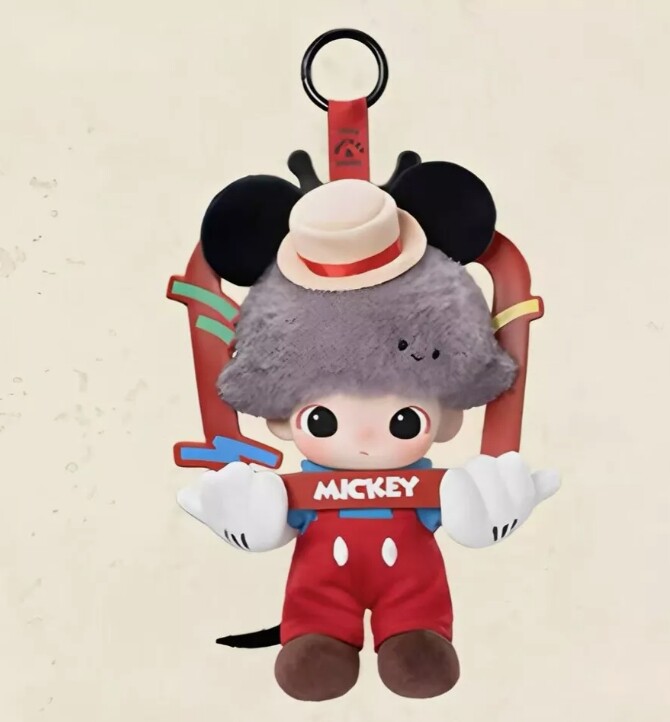 DIMOO WORLD × Disney Series Vinyl plush keyring Blind Box Figure NEW ...