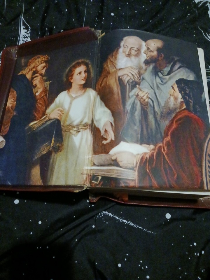 Holy Bible ~ Holy Angles Edition ~ 1955 ~ The Catholic Press | eBay