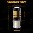 1156 7506 LED Reverse Canbus Backup Light Bulb Super Yellow Error Free ...