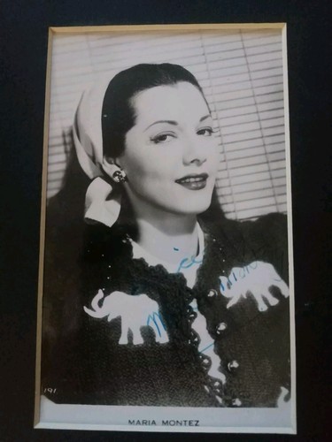 RARE Maria Montez Original 1940's Autographed Postcard | eBay UK