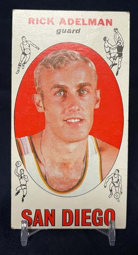 1969-70 Topps Basketball -#23 RICK ADELMAN RC (San Diego Rockets) *HOF ...