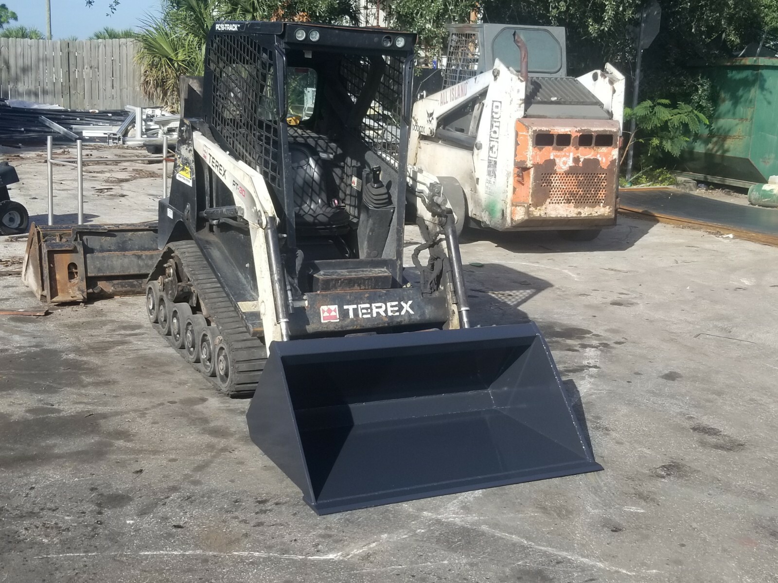 ASV / TEREX 54" MINI SKID STEER DIRT BUCKET FITS RC30, PT30, RT07, RT20 ...