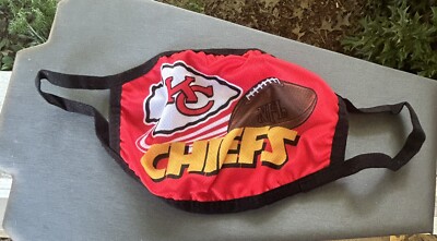 2 NFL Kansas City Chiefs Football Red Fabric Face Mask Washable | eBay