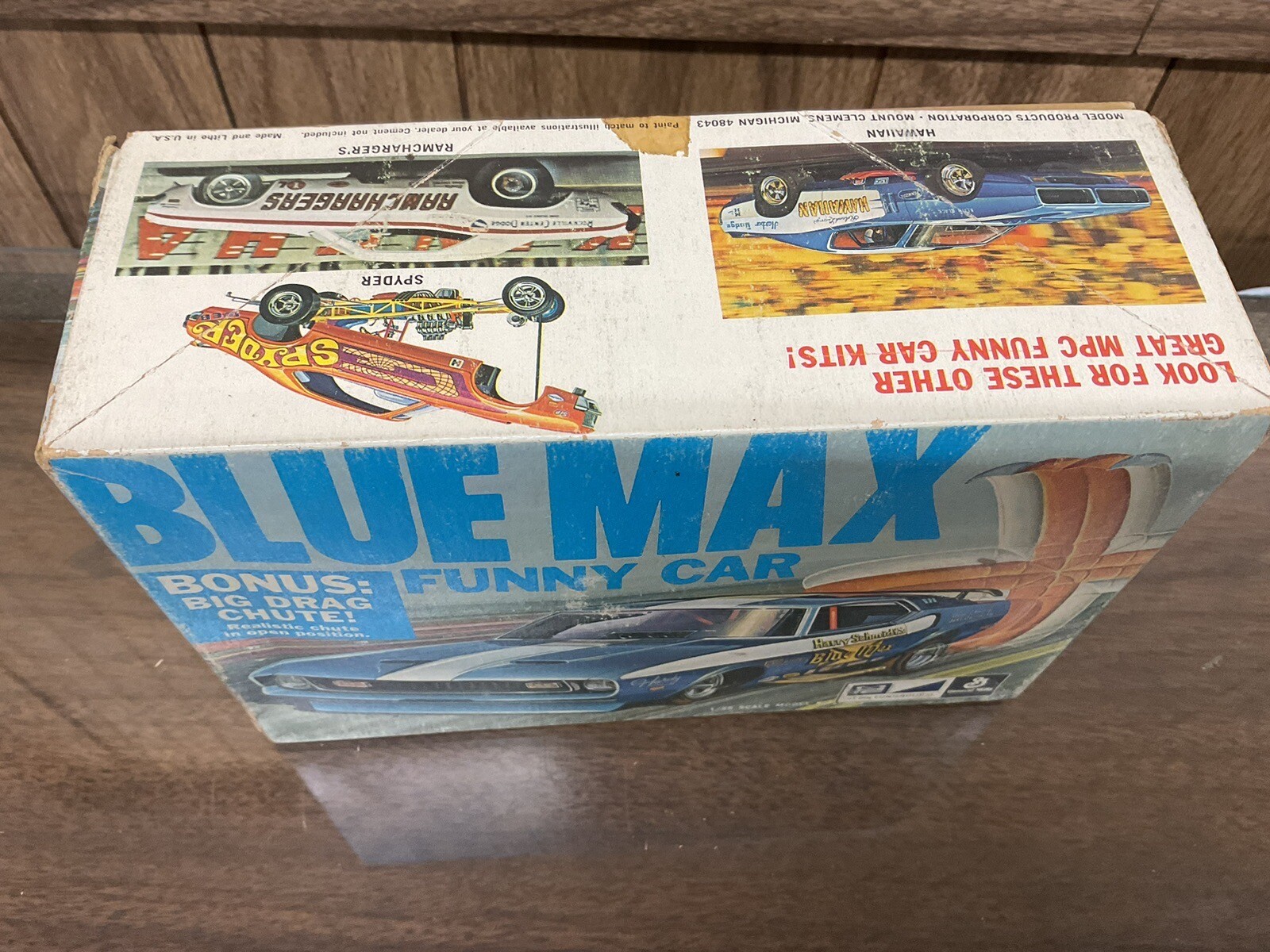 MPC Blue Max Ford Mustang Funny Car 1/25 Sealed Components | eBay