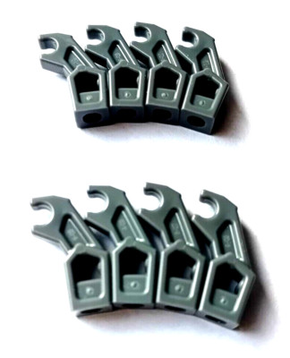 8x New Lego Dark Bluish Grey Arm Mechanical, Exo-Force Thick Support ...
