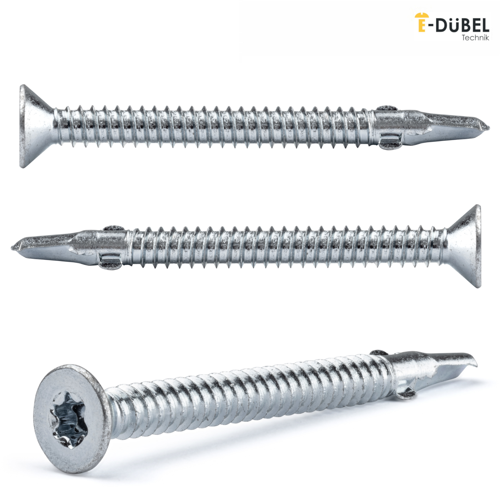 Flügelbohrschrauben Senkkopf Torx für Holz auf Stahl Bohrschrauben ...